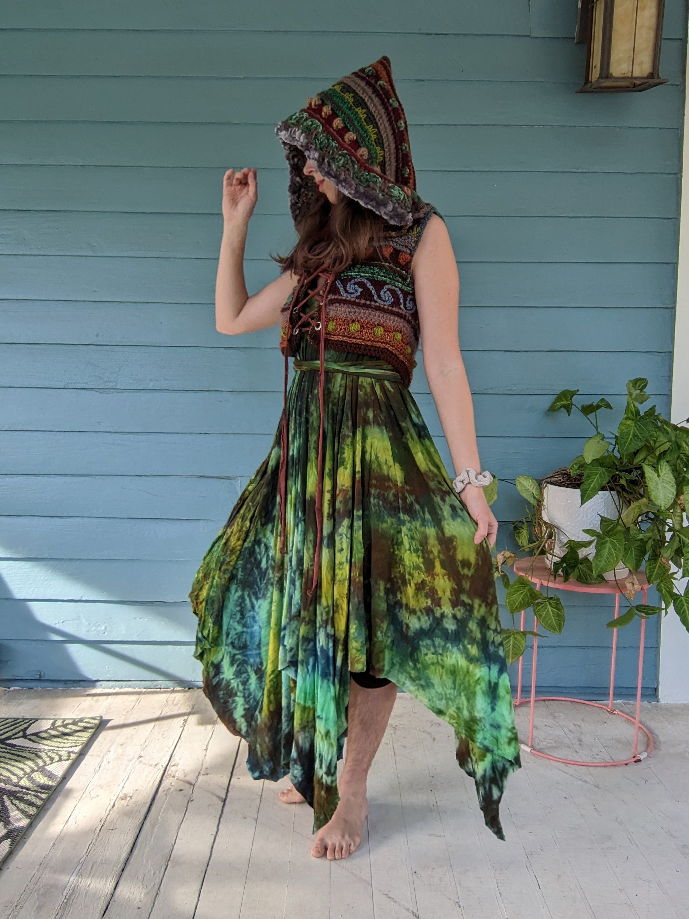 PATTERN: Fae Pixie Vest / Crochet Hooded Vest / PDF Download - Etsy ...