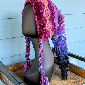 Pattern: Fable Beanie / Long Pixie Tail / Pointed Fairy Hat / Crochet ...