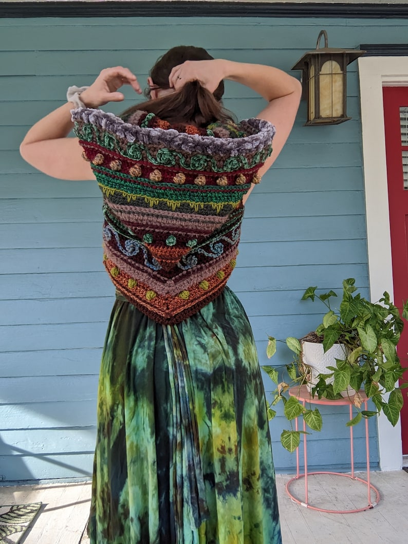 PATTERN: Fae Pixie Vest / Crochet Hooded Vest / PDF Download - Etsy