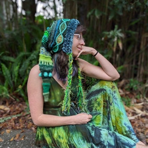 Pattern: Fable Beanie / Long Pixie Tail / Pointed Fairy Hat / Crochet ...