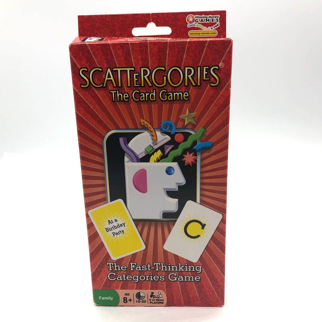 Super Fun Scattergories Card Game Great for Upcoming Holiday - Etsy