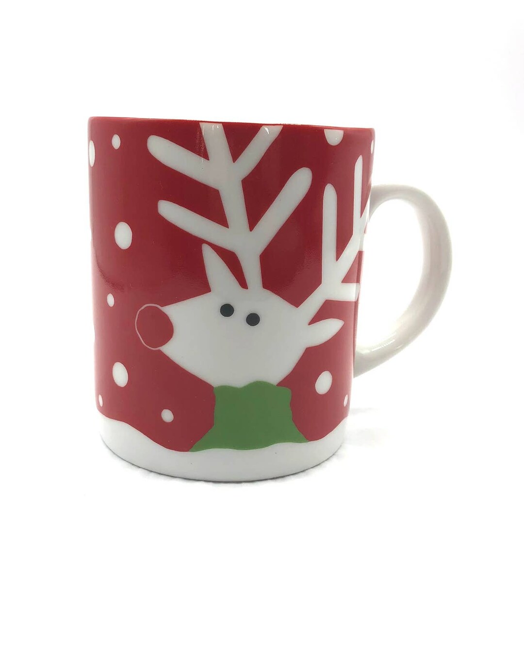 Super Cute Crate and Barrel Rudolph Reindeer Cup Holiday Christmas - Etsy