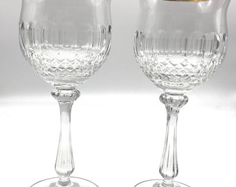 Gold Rimmed Goblets - Etsy