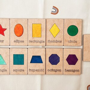 DIGITAL Shape Tiles Puzzles SVG Glowforge File, Educational Laser Svg ...