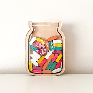 DIGITAL Sprinkle Kindness Reward Jar SVG Glowforge Laser Cut File, Be ...