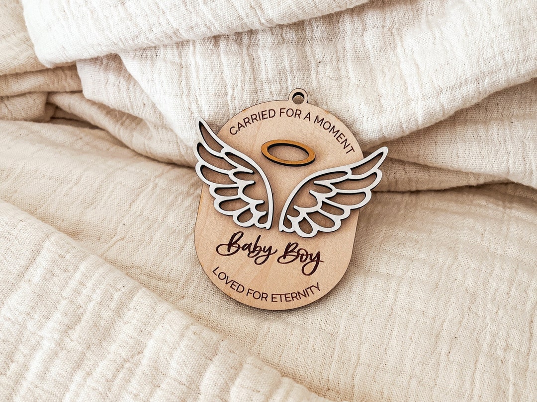 Infant Baby Loss Memorial Ornament SVG Laser Cut File, Miscarriage ...