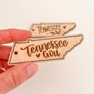 DIGITAL Tennessee Girl Keychains SVG Laser Files, Tennessee State ...