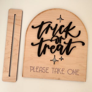 DIGITAL Halloween Trick-or-treat Stay Spooky Sign SVG Glowforge Laser ...