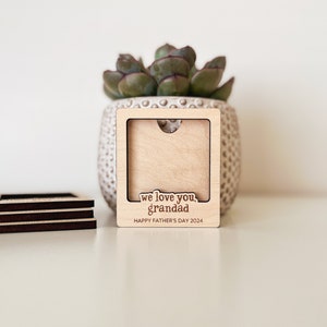 DIGITAL 4 Styles Grandad Father's Day 4x4 Polaroid Picture Frame SVG ...