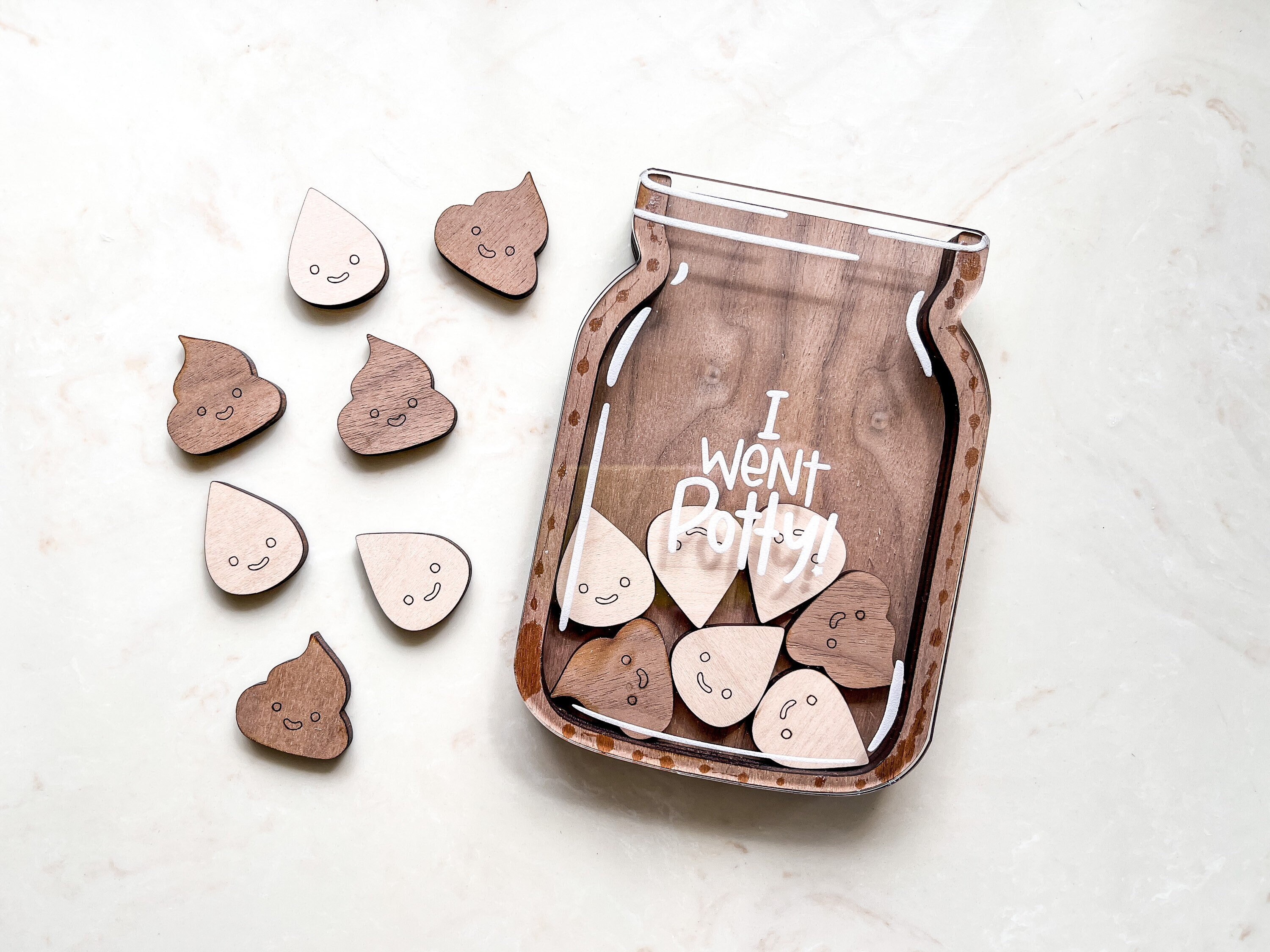 DIGITAL Potty Training Reward Jar SVG Glowforge Laser Cut - Etsy Australia