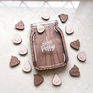 DIGITAL Potty Training Reward Jar SVG Glowforge Laser Cut File, I Went ...