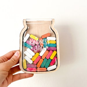 DIGITAL Sprinkle Kindness Reward Jar SVG Glowforge Laser Cut File, Be ...