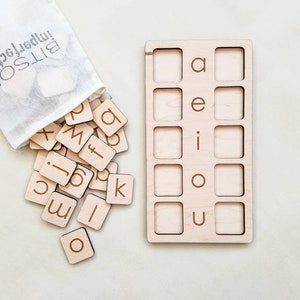 DIGITAL CVC Word Board SVG, Educational Laser Cut Glowforge Files ...