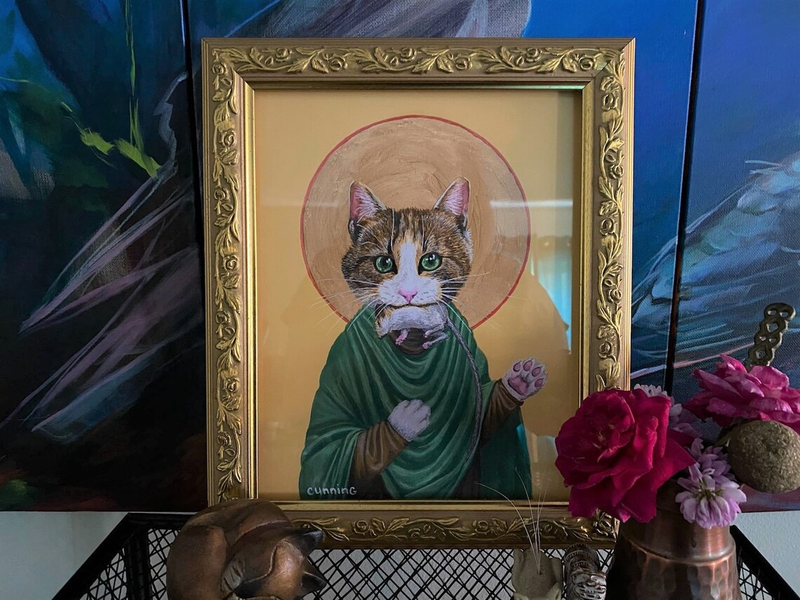 Saint Kitty of Unwanted Gifts and Murder - Etsy
