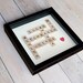 Scrabble Box Wooden Scrabble Tiles in Black Shadow Box - Etsy