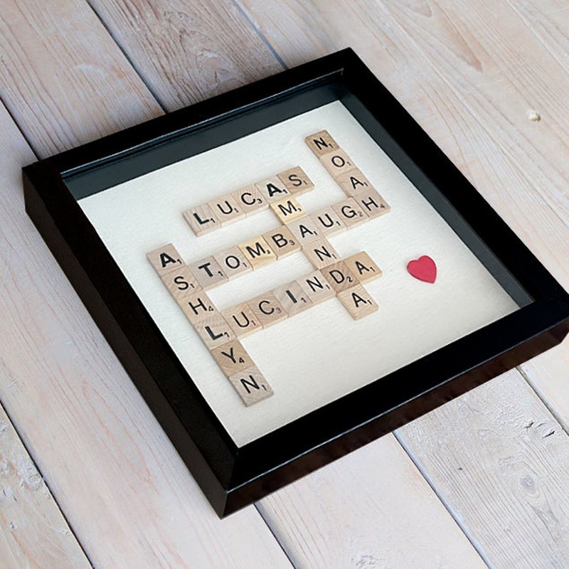Black Scrabble Tiles - Etsy