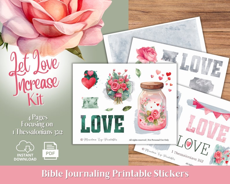 Pegatinas imprimibles para diario de la Biblia y pestañas bíblicas ...