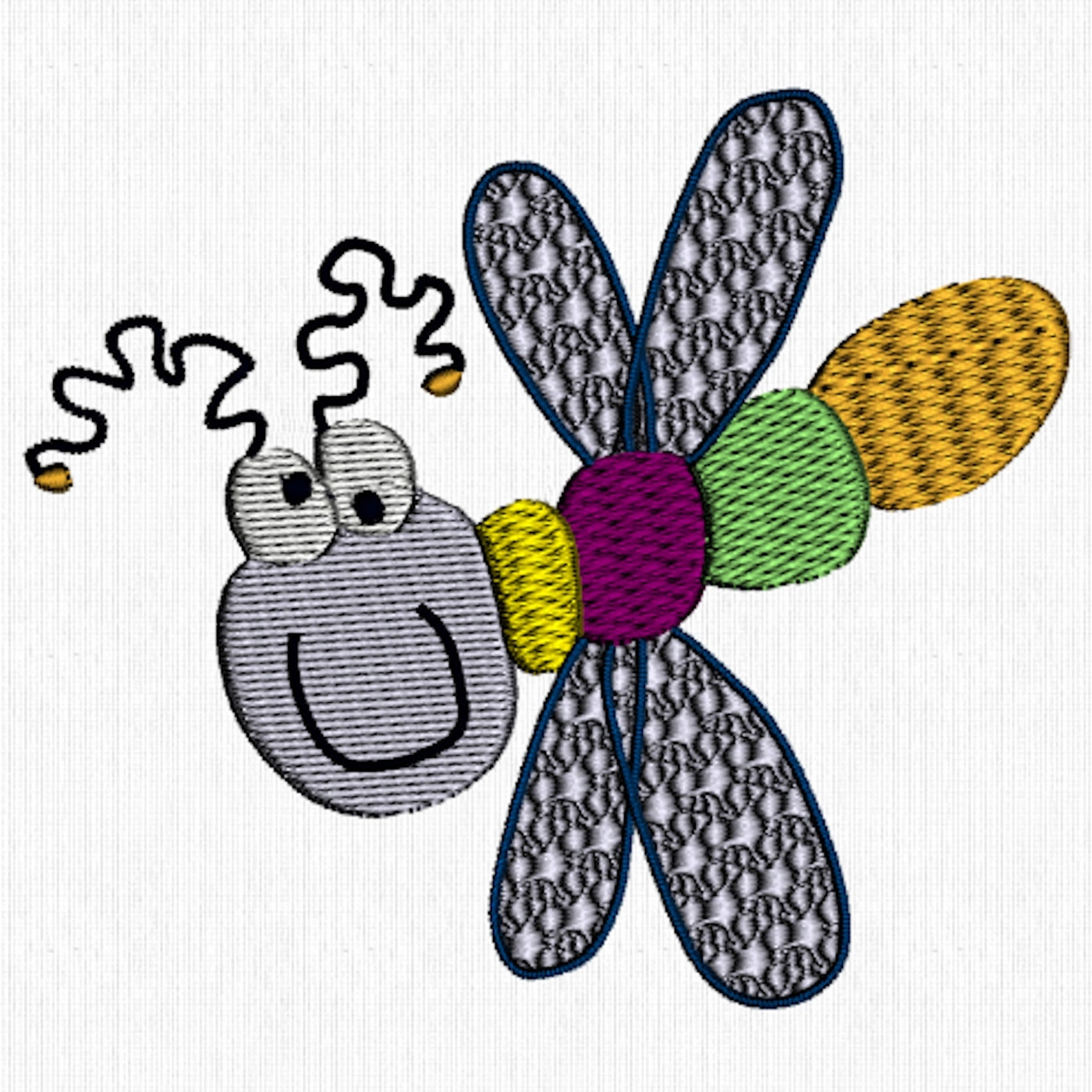 Cute Bugs Machine Embroidery Designs - Etsy