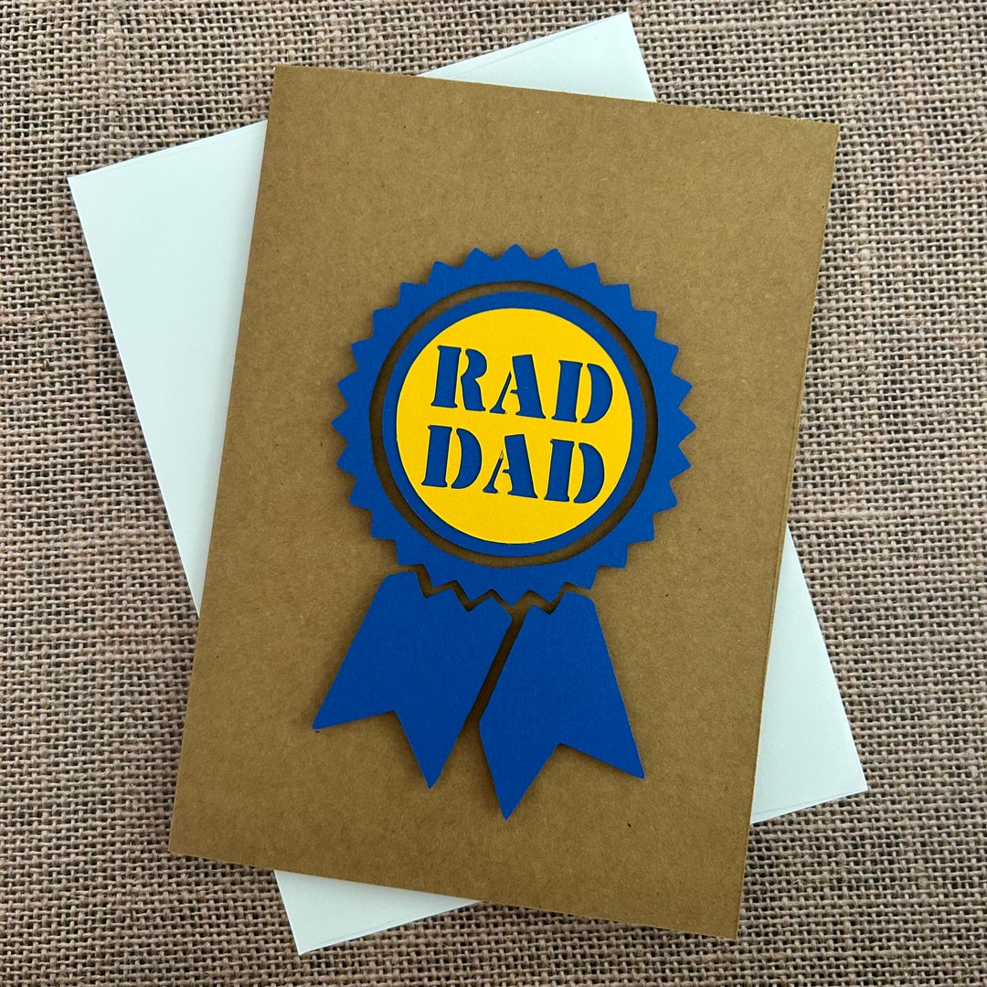 Rad Dad Father's Day Card - Etsy