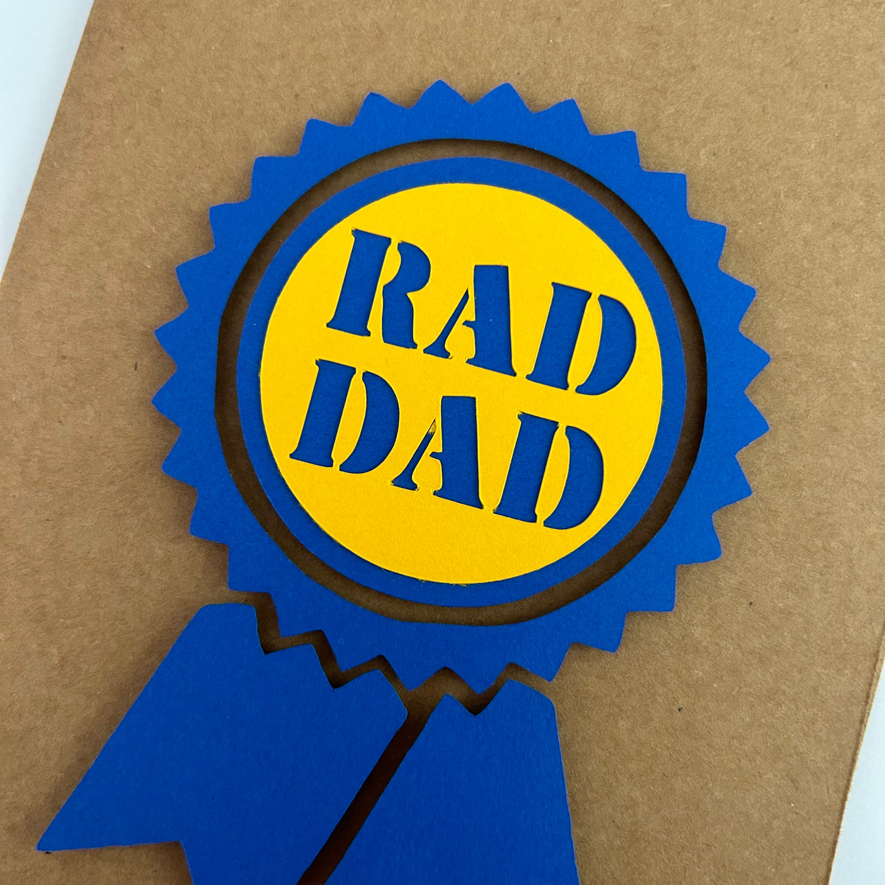 Rad Dad Father's Day Card - Etsy