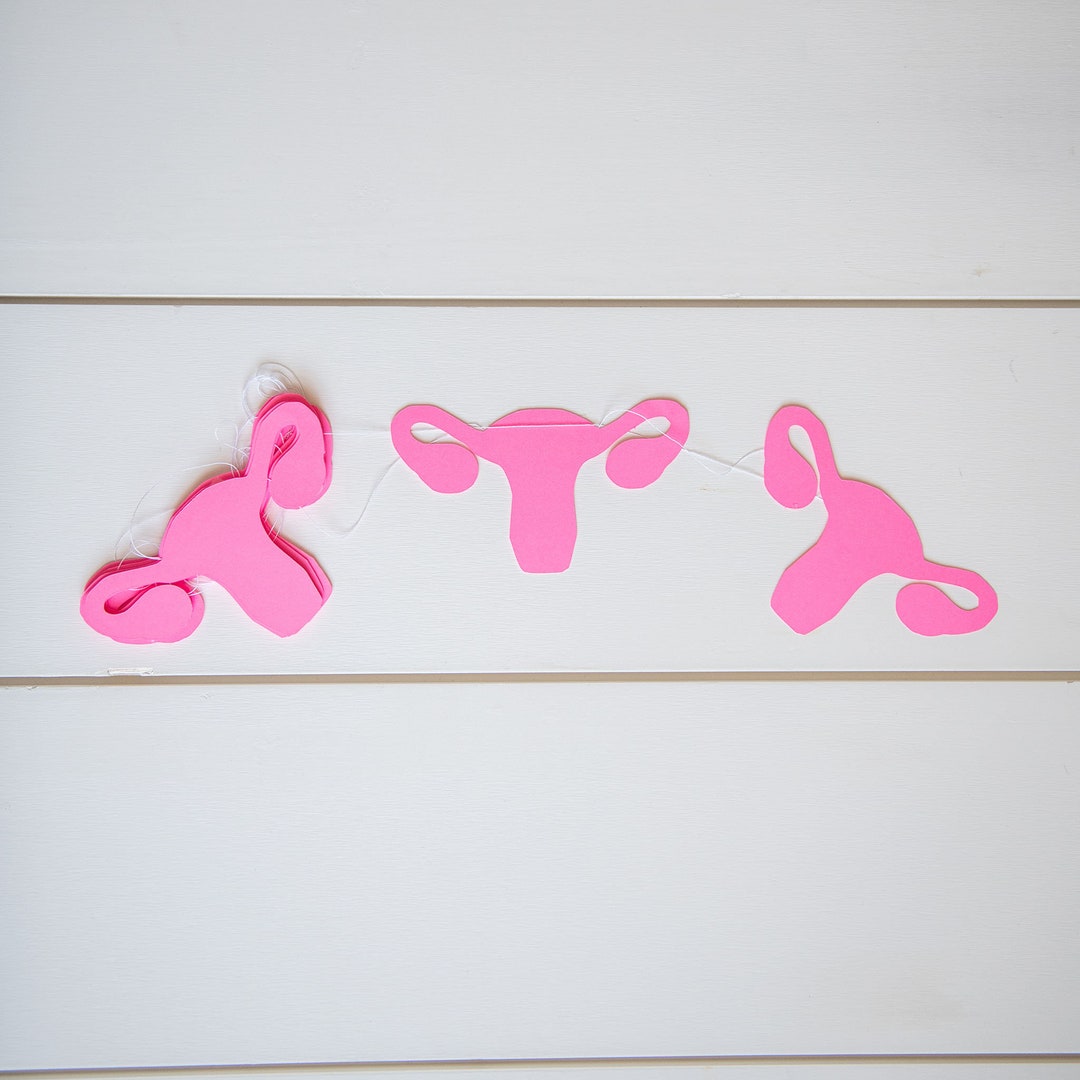 Uterus Banner Hysterectomy Party Decoration Galentines Day Decor - Etsy