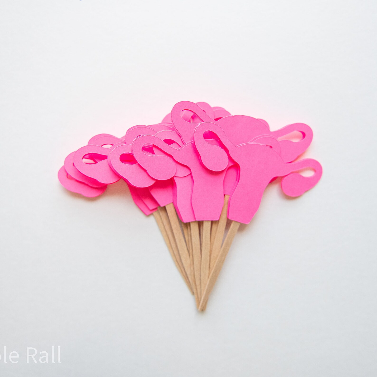 Uterus Party Picks // Cupcake Toppers | Etsy