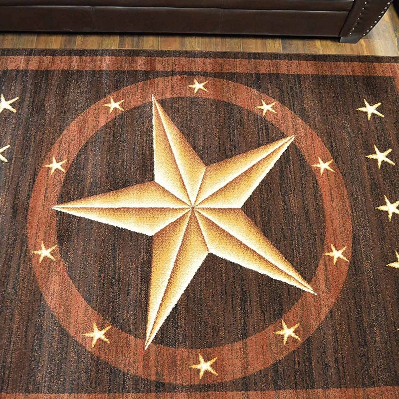 Texas Star Rug - Etsy