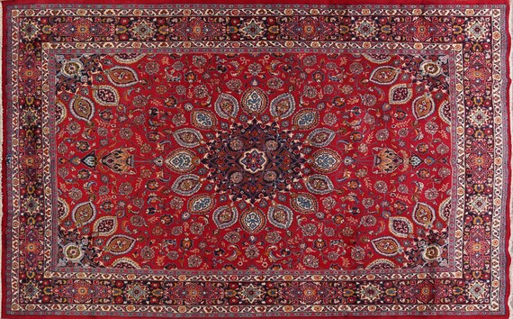 Superb 12x10 Feet Oversize Rug Vintage Rug Area Rug Wool | Etsy