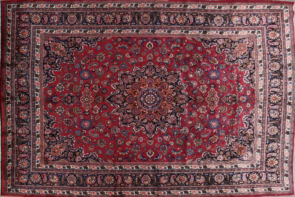 Superb 12x10 Feet Oversize Rug, Vintage Rug, Area Rug, Wool Rug, Hand ...