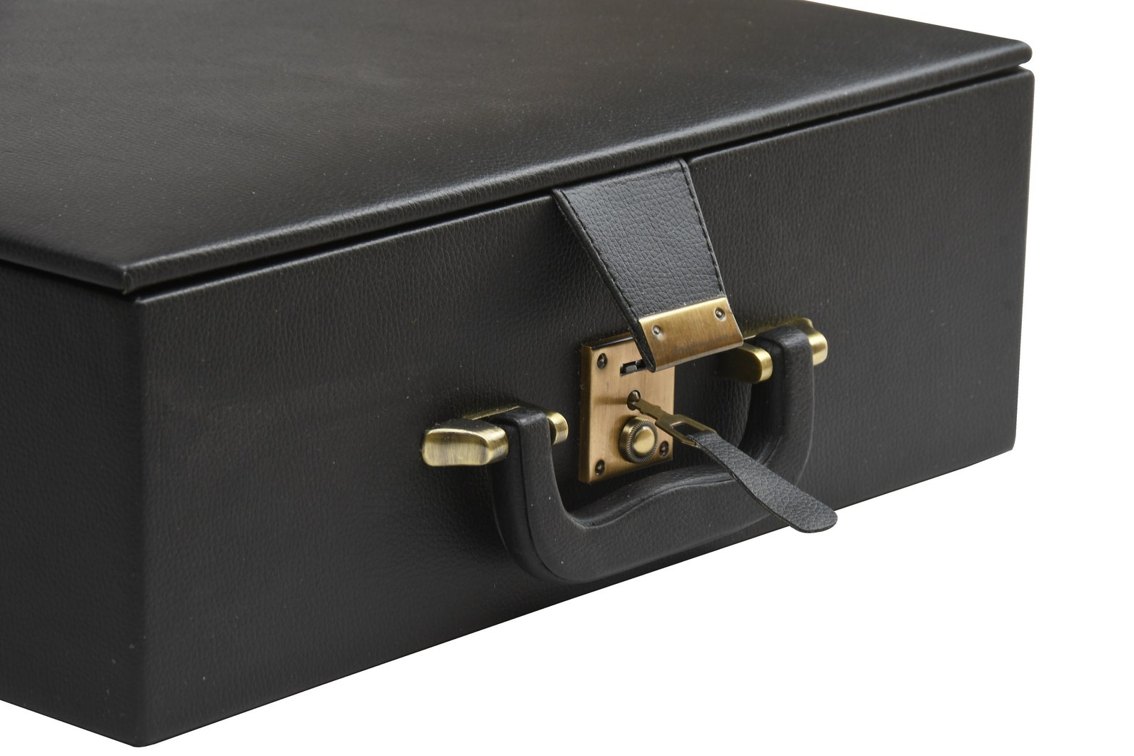 Chess Set Storage Box Leatherette Coffer With Double Tray - Etsy