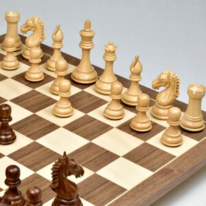 4.1'' Derby Knight Staunton Chess Set Chess Pieces Only Weighted Chess ...