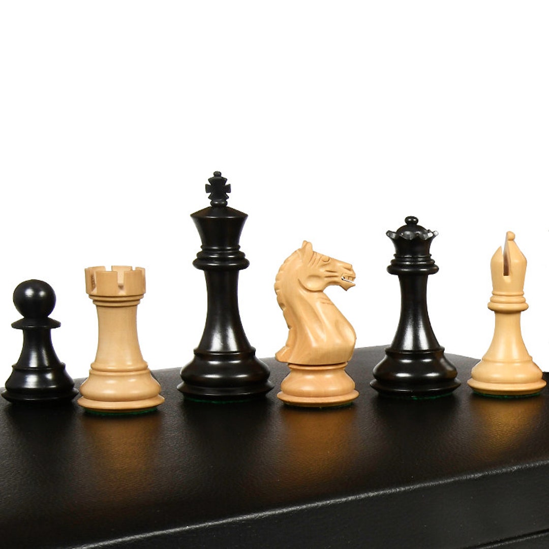 4'' Queens Gambit Chess Set - Chess Pieces Only - Fierce Knight ...