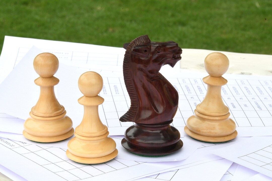 Paper Weight of Pawns Paperweight in Box Wood & Bud Rosewood - Etsy