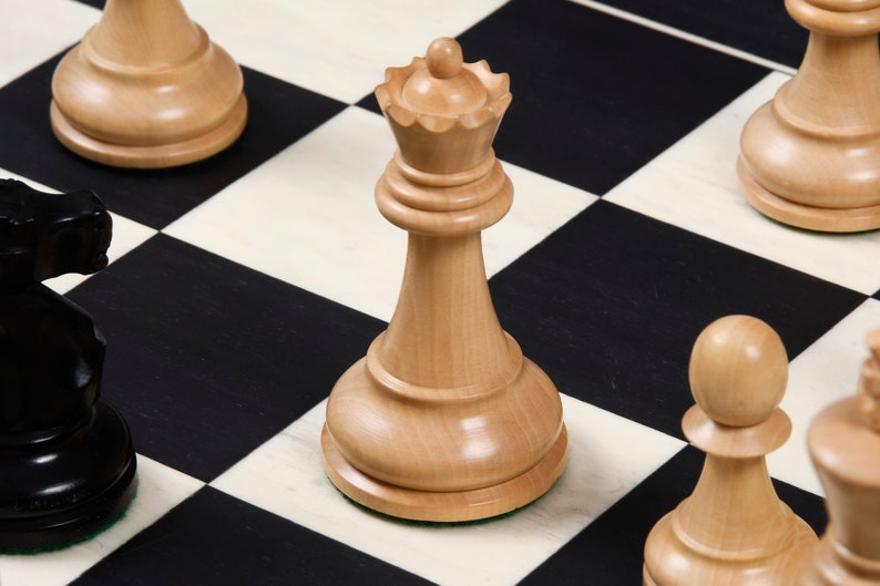 1972 Reproduced Fischer-spassky Staunton Pattern Chess Pieces - Etsy