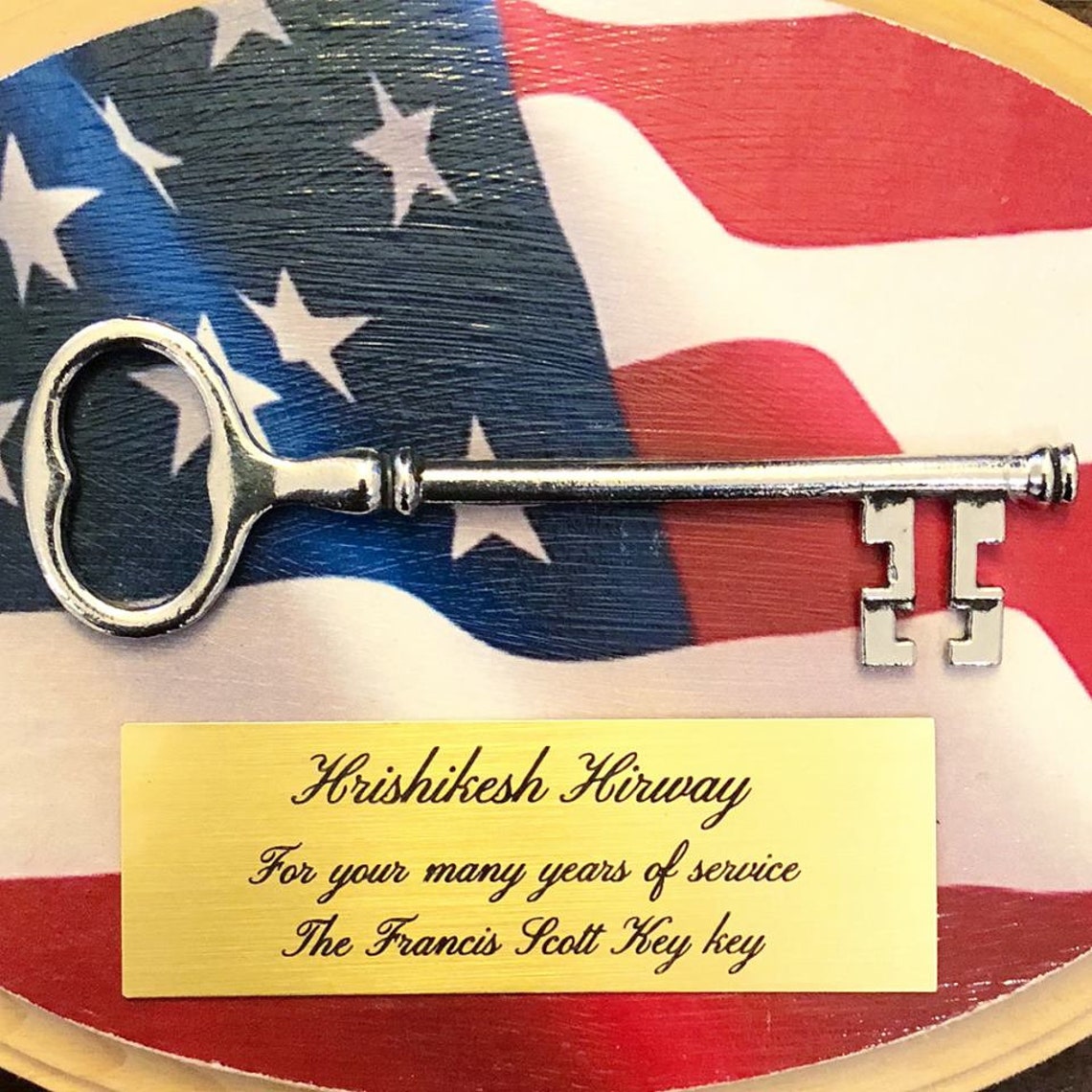 The Francis Scott Key Key, Inspired by the West Wing - Etsy