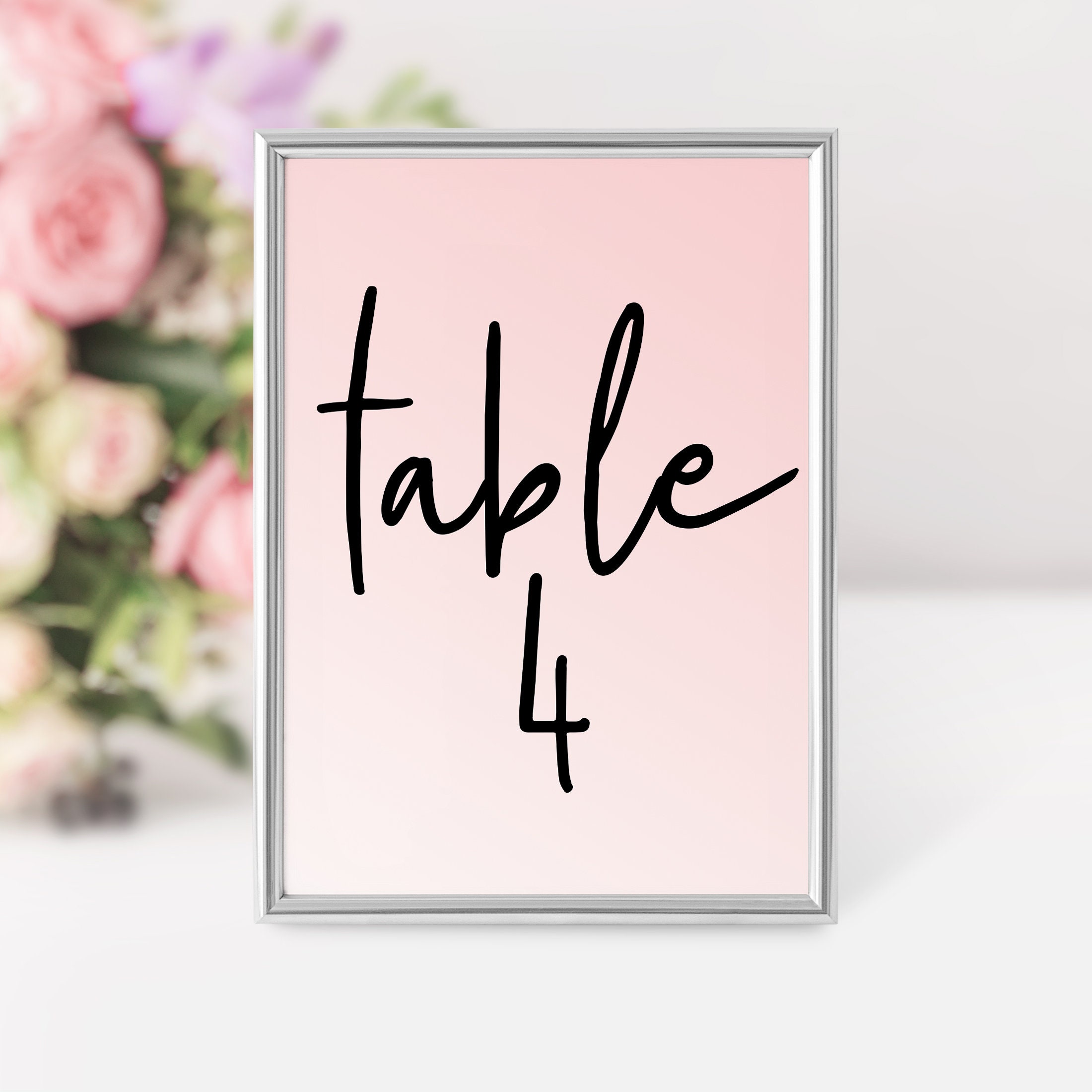 Blush Pink Wedding Order of the Day Sign | Etsy