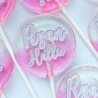 Set of 5 Candy Cones Favors, Personalized Label Sticker, Graduation ...