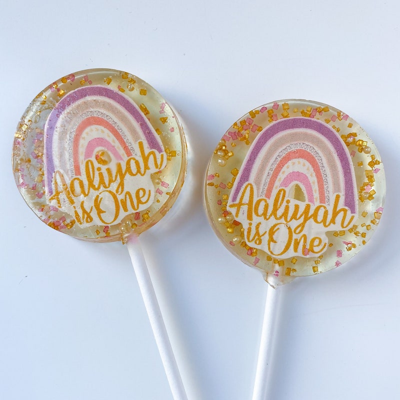 Rainbow Lollipop - Etsy
