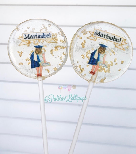 Customized Graduation Lollipop Favors Graduation Party - Etsy