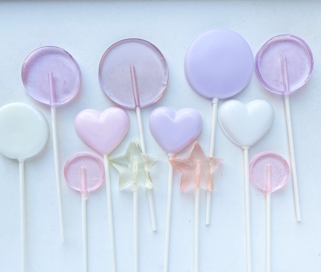 Lollipop Cake Topper Decoration, Assorted Shapes Birthday Cake ...