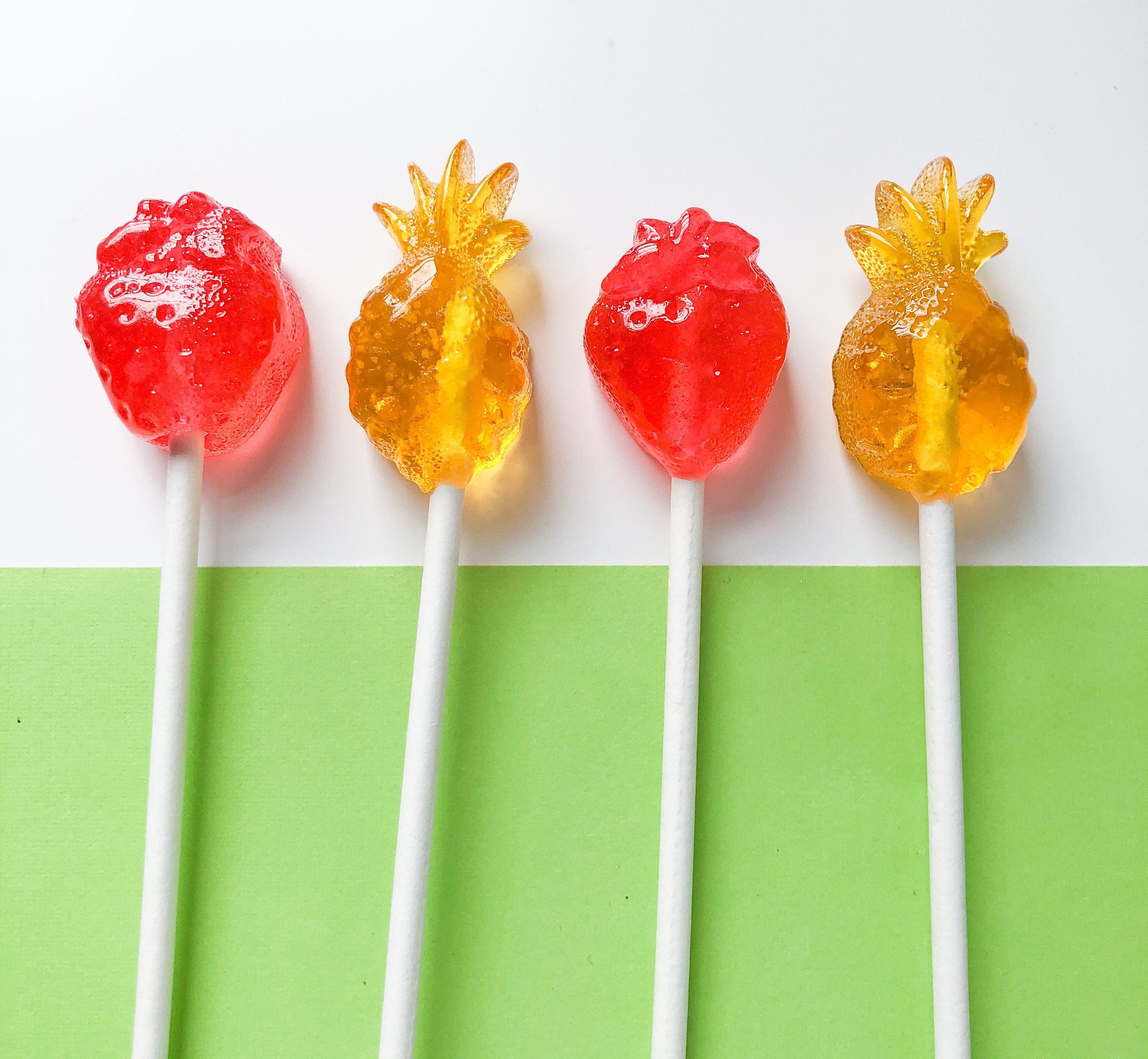 Mini Fruit Shaped Lollipop Favors, Fruity Themed Party Favors ...