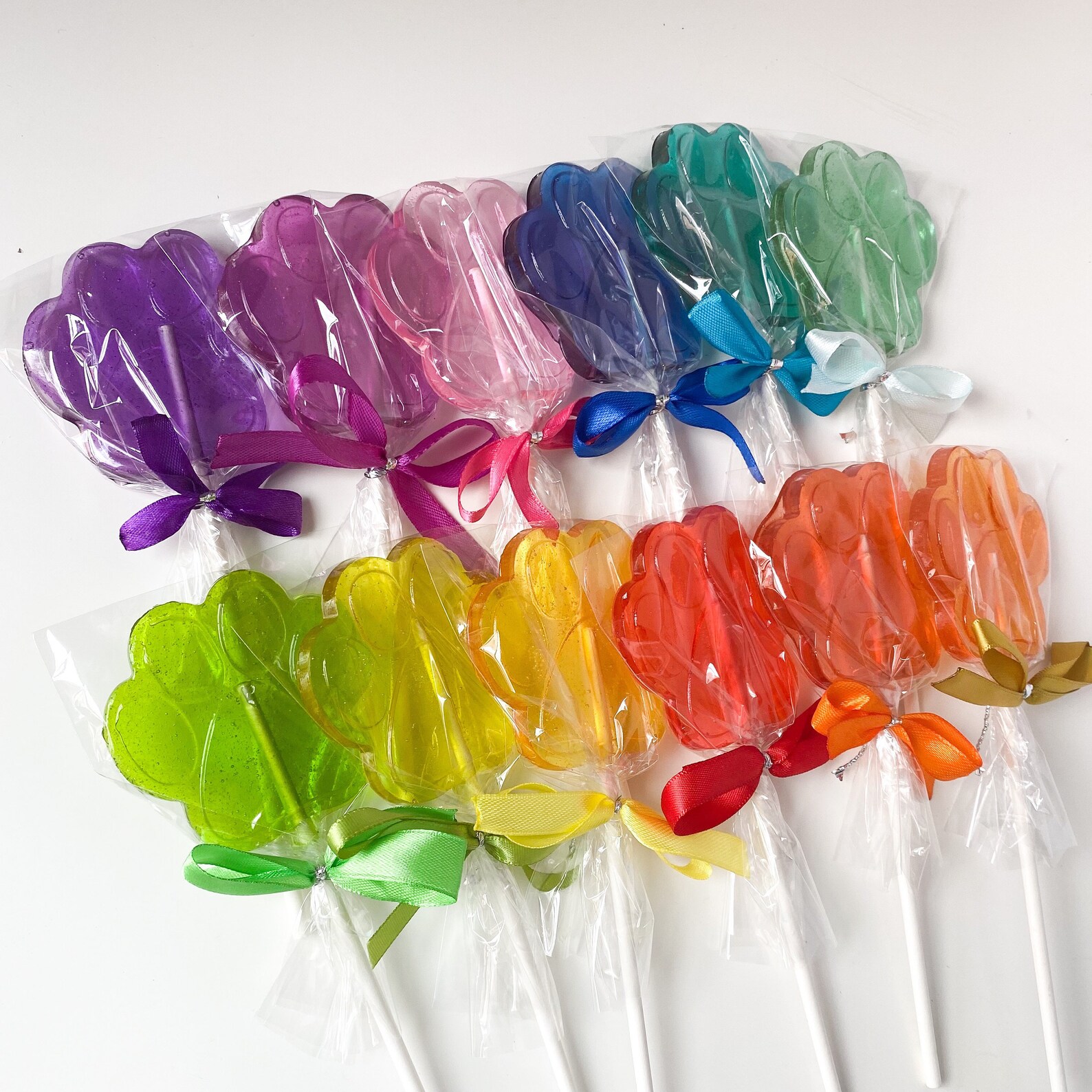 Dog Paw Print Shaped Lollipops, Doggy Paws Print Candy Suckers ...