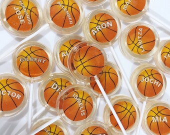Basketball Lollipops | Etsy