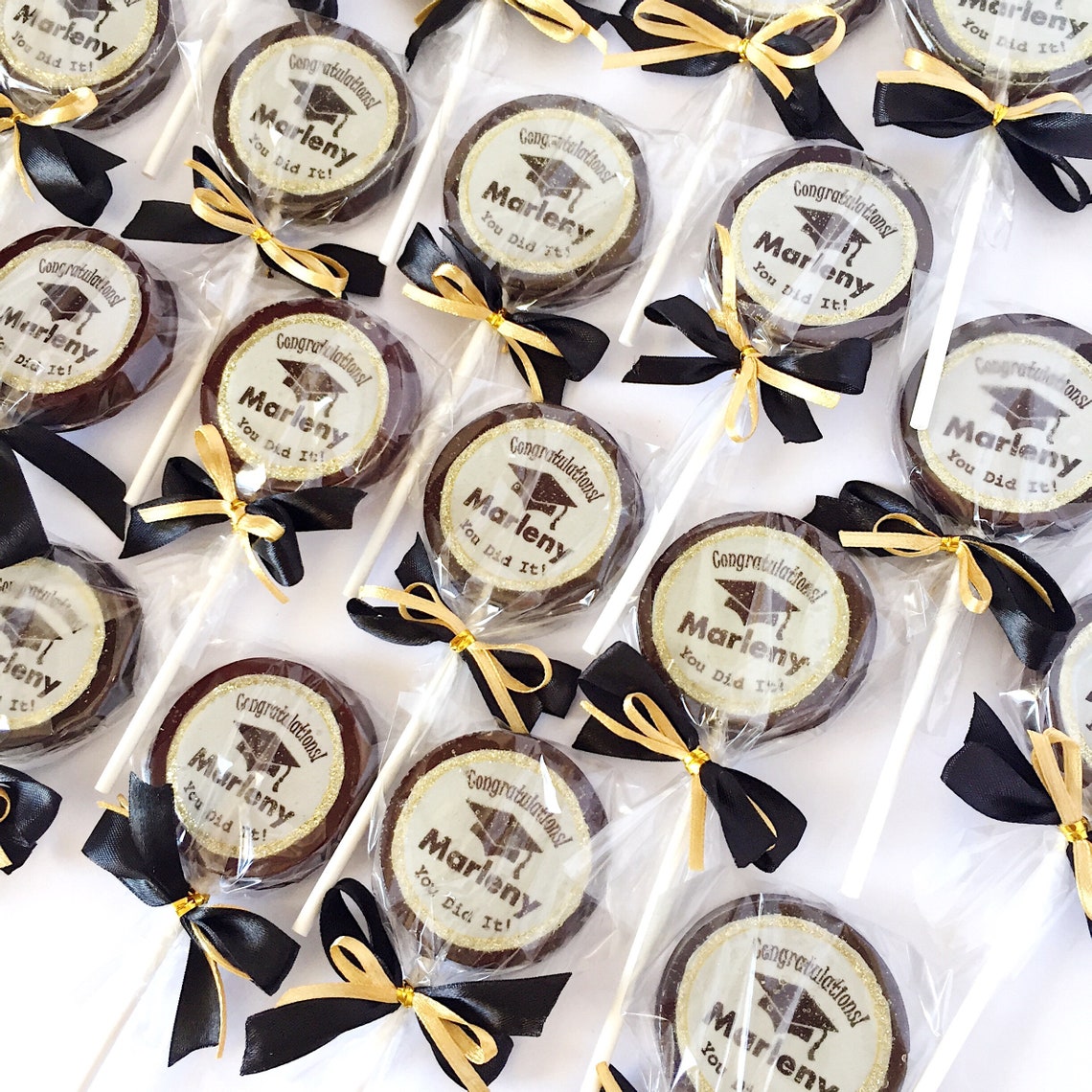 Graduation Day Lollipops Graduation Party Favors Hard Candy | Etsy
