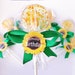 Sunflower Inspired Customize Sprinkled Lollipops, Sunflower Yellow ...