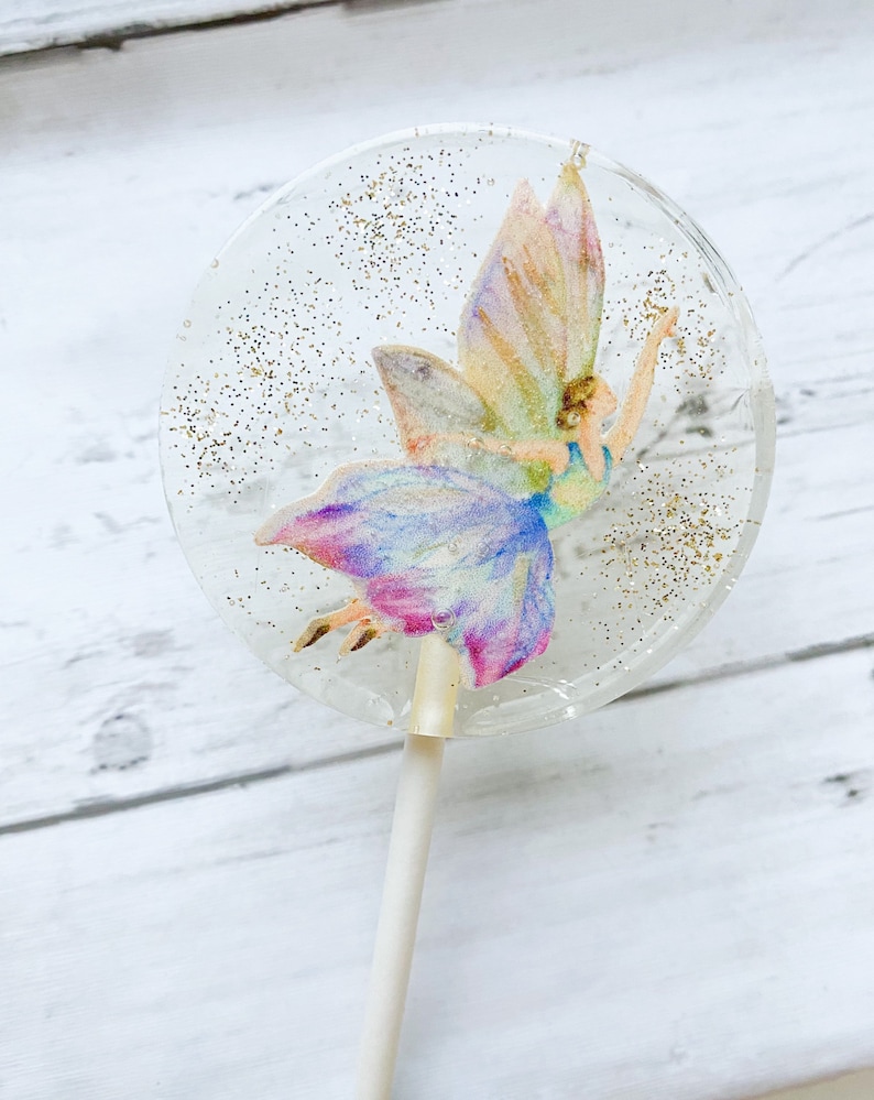 Fairy Lollipops, Fairy Birthday Favors, Fairy Godmother Treats, Magical ...