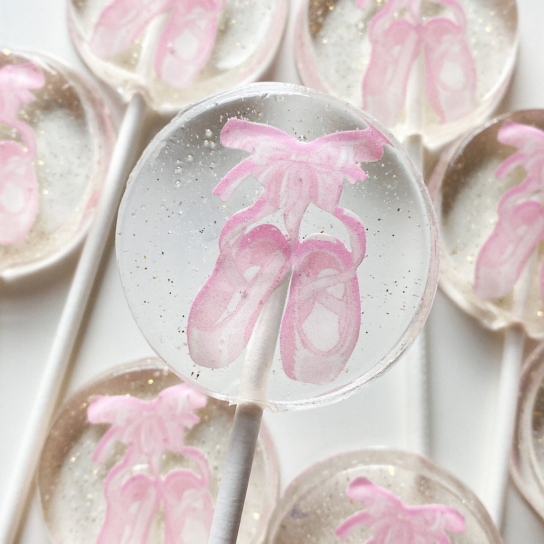 Ballet Shoe Lollipops: Ballerina Party Favors, Set of 6 - Etsy