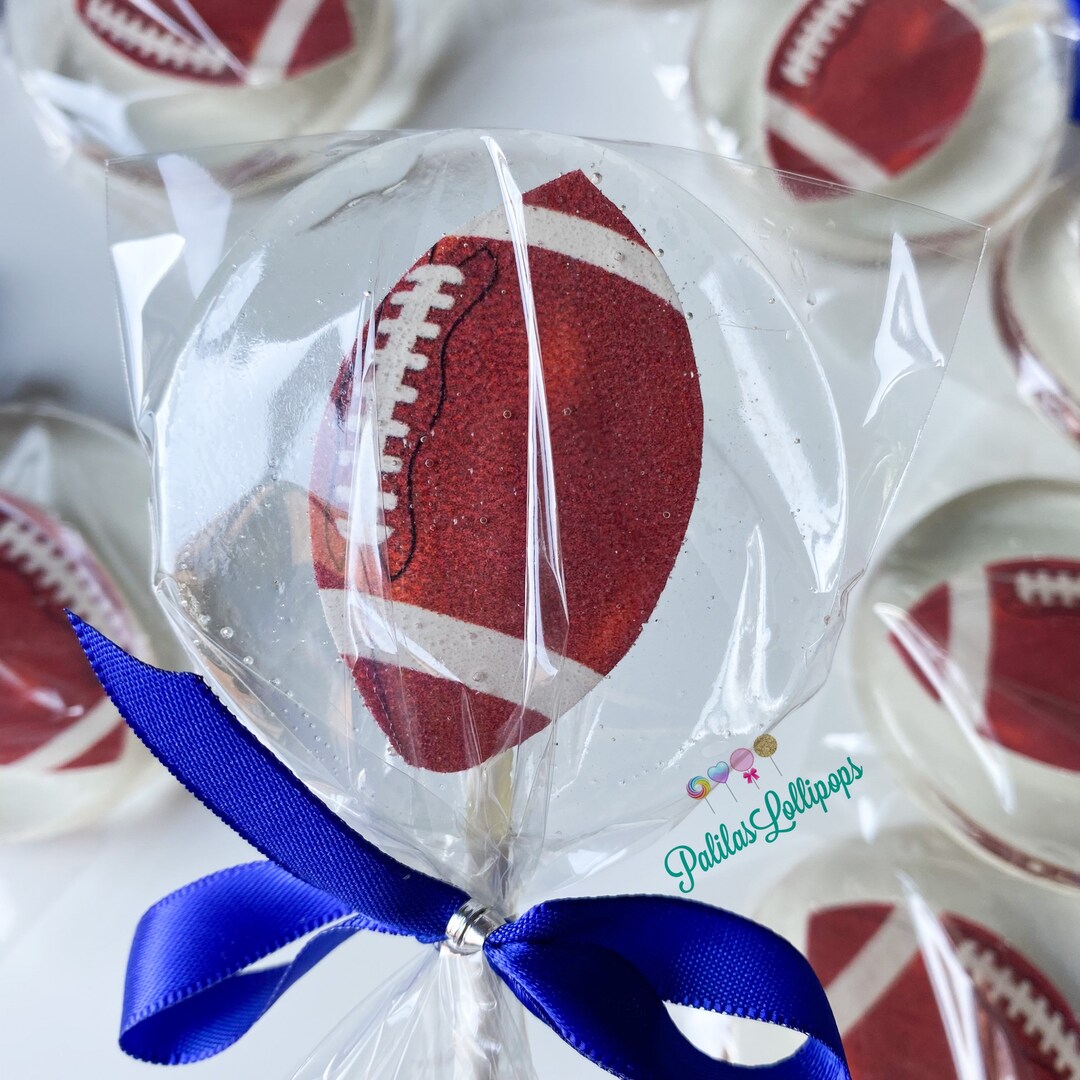 Football Lollipops, Sport Ball Favors, Football Game Favors, Football ...