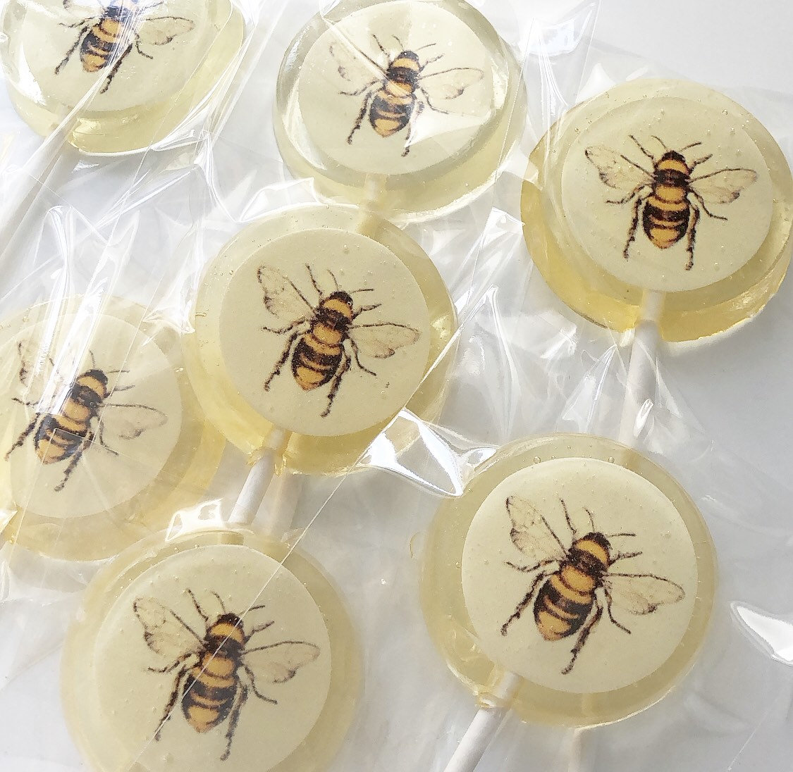 Honey Bee Lollipops Party Favors Bumble bee Hard candy. Honey | Etsy
