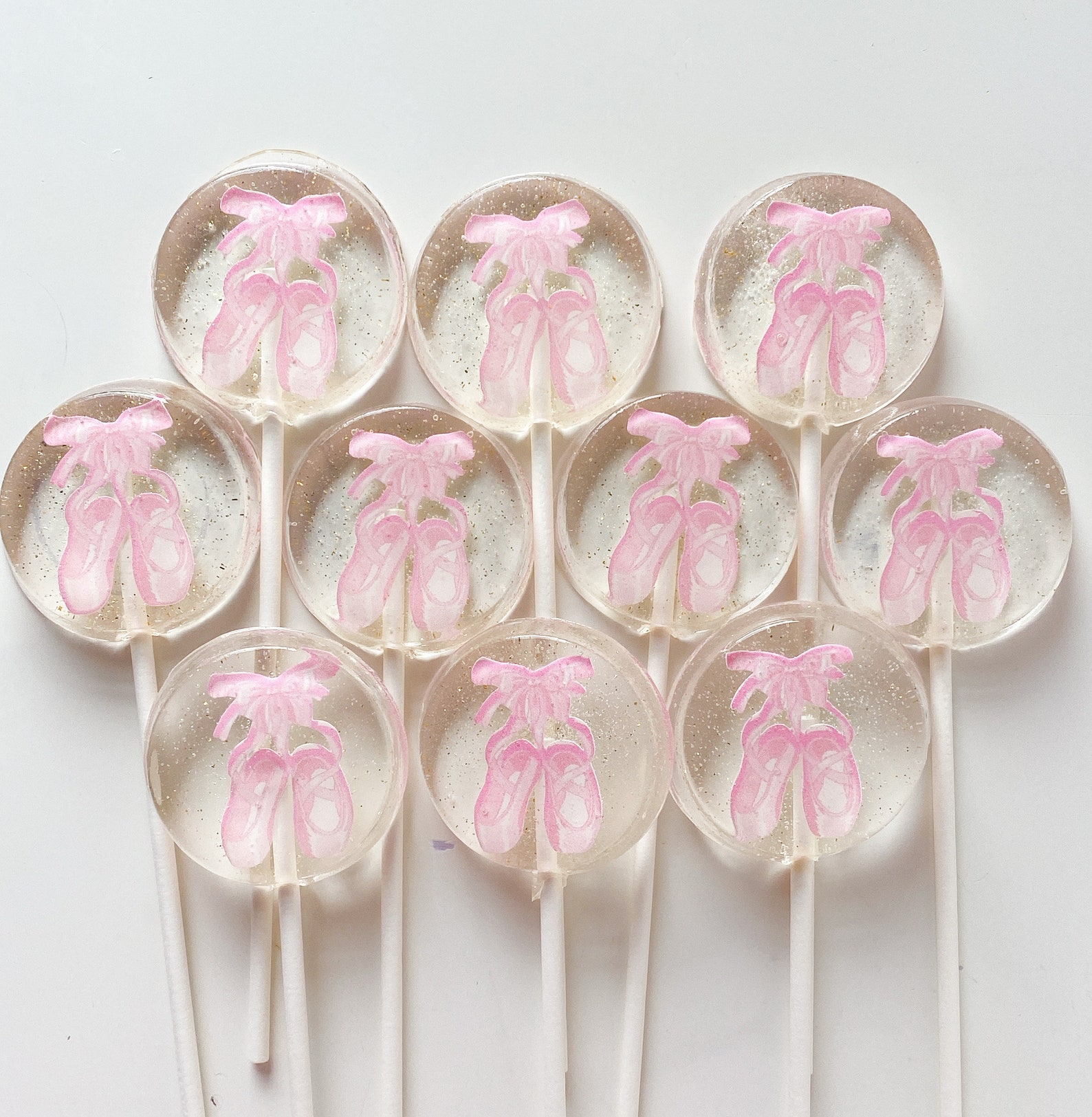 Ballet Shoe Lollipops: Ballerina Party Favors, Set of 6 - Etsy